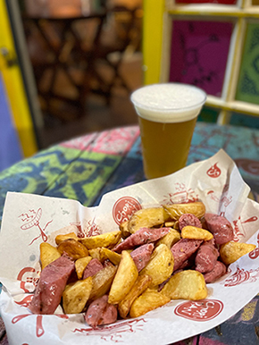 Choripan com papas - Júlio Zaruch | Turismo e Gastronomia